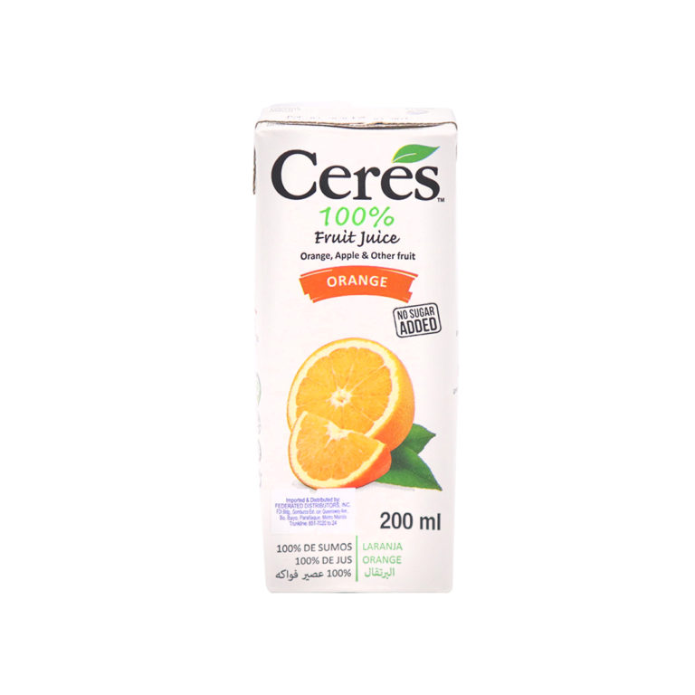 CERES Fruit Juice – Red Grape 200ml – Federated Distributors, Inc.