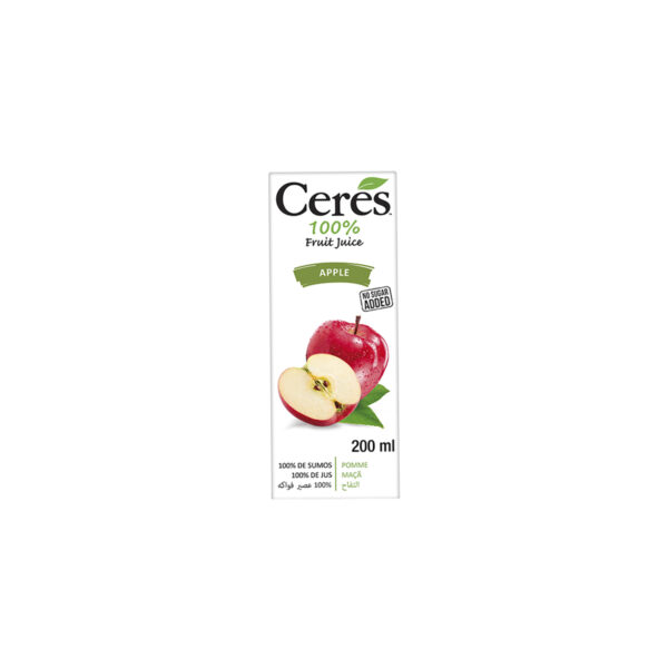 CERES Fruit Juice Apple 200ml Federated Distributors Inc 