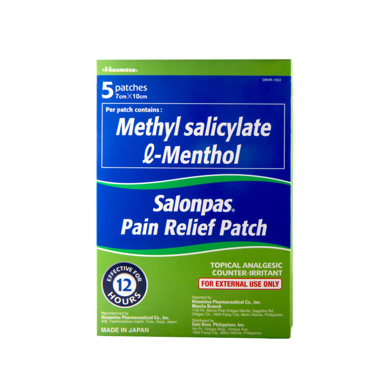 SALONPAS Pain Relief Patch 3’s – Federated Distributors, Inc.