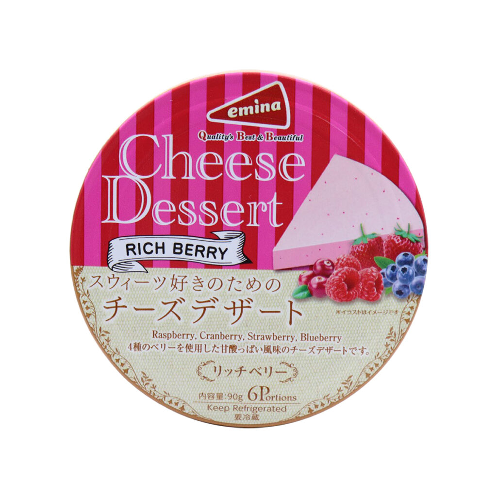 EMINA Cheese Dessert Rich Berry 90g 3sx12 – Federated Distributors, Inc.