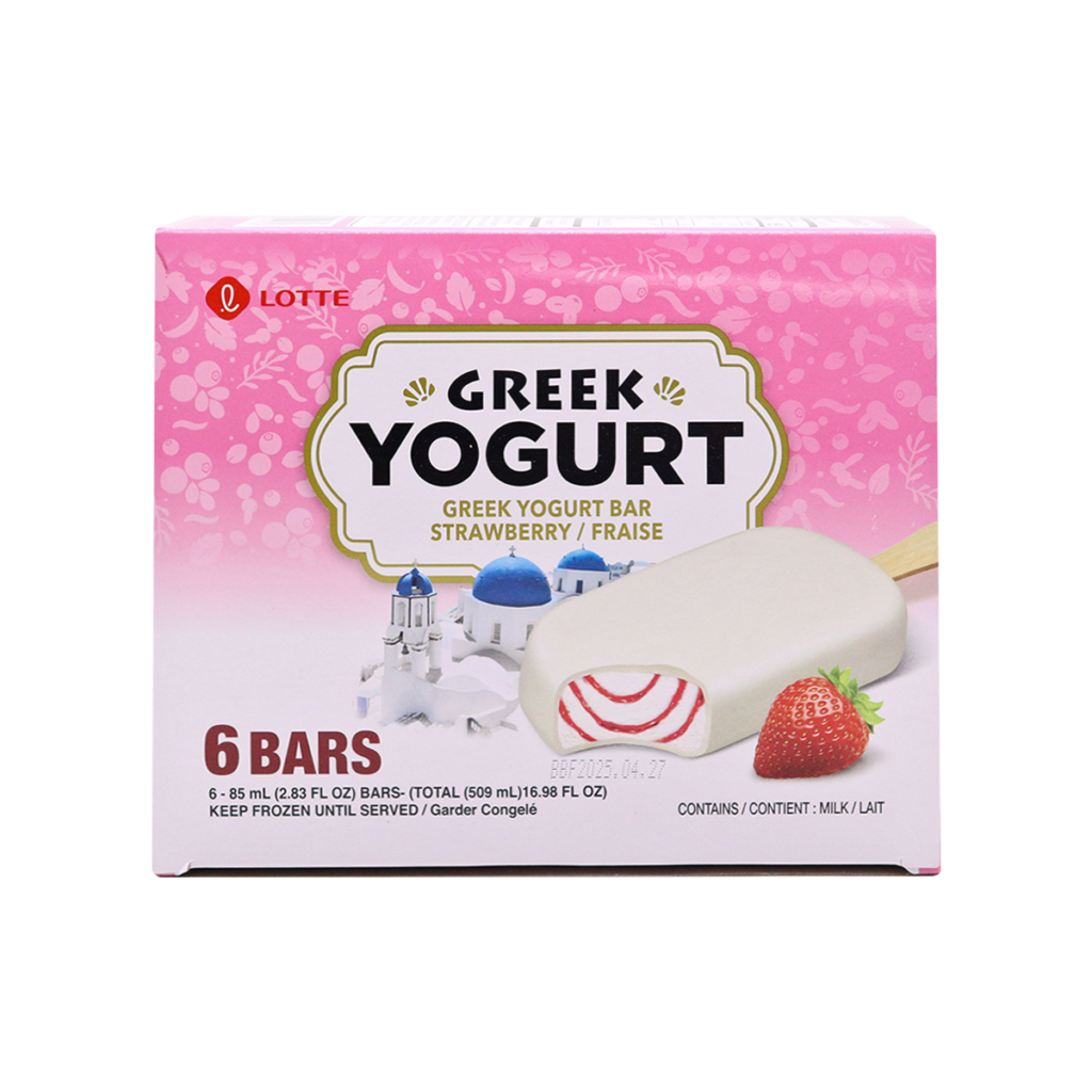 LOTTE Greek Yogurt Strawberry 85ml 1×6 – Federated Distributors, Inc.