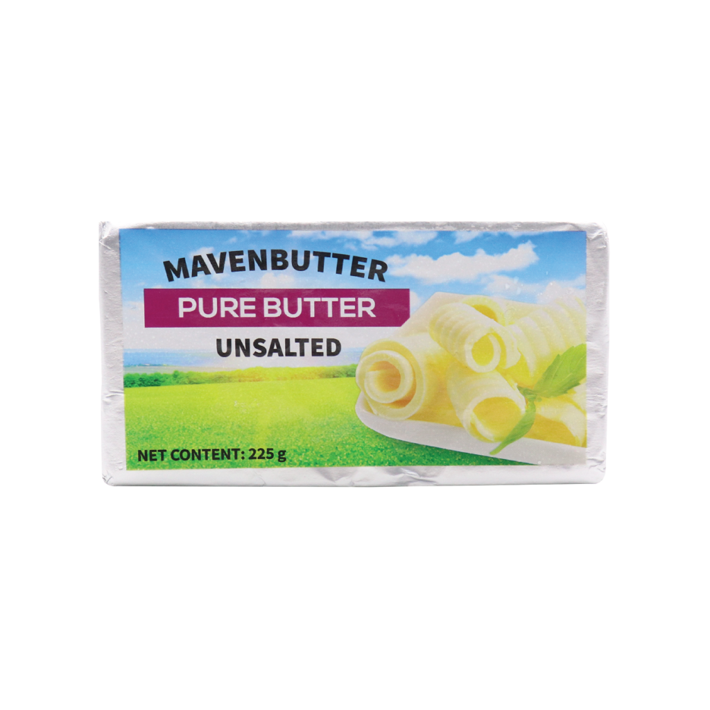 MAVEN Butter Unsalted 225g x24 – Federated Distributors, Inc.